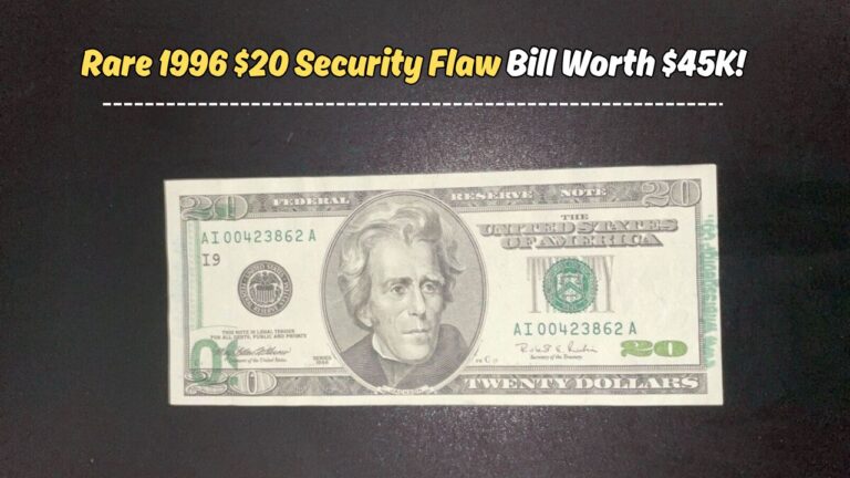 This 1996 $20 Bill With Rare Security Flaw Is Worth Over $45,000 ...