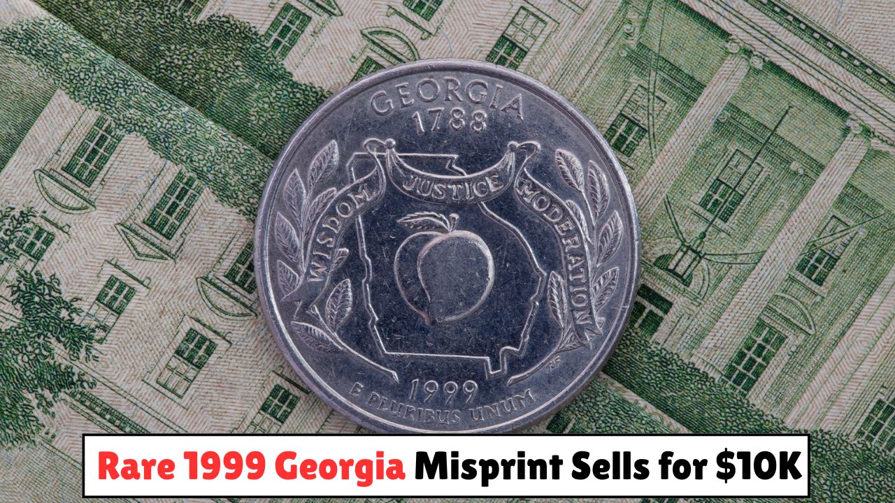 This 1999 Georgia Quarter With Misprint Just Hit $10,000 at Auction ...