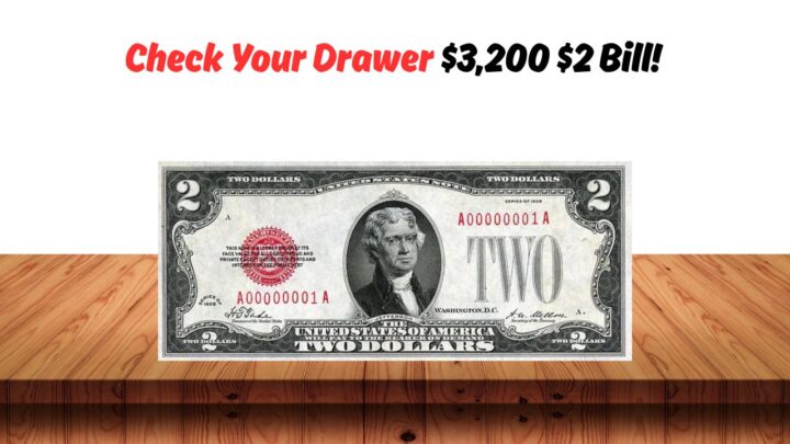 The $2 Bill With Red Seal From 1928 Now Worth Over $3,200 – Check Your ...